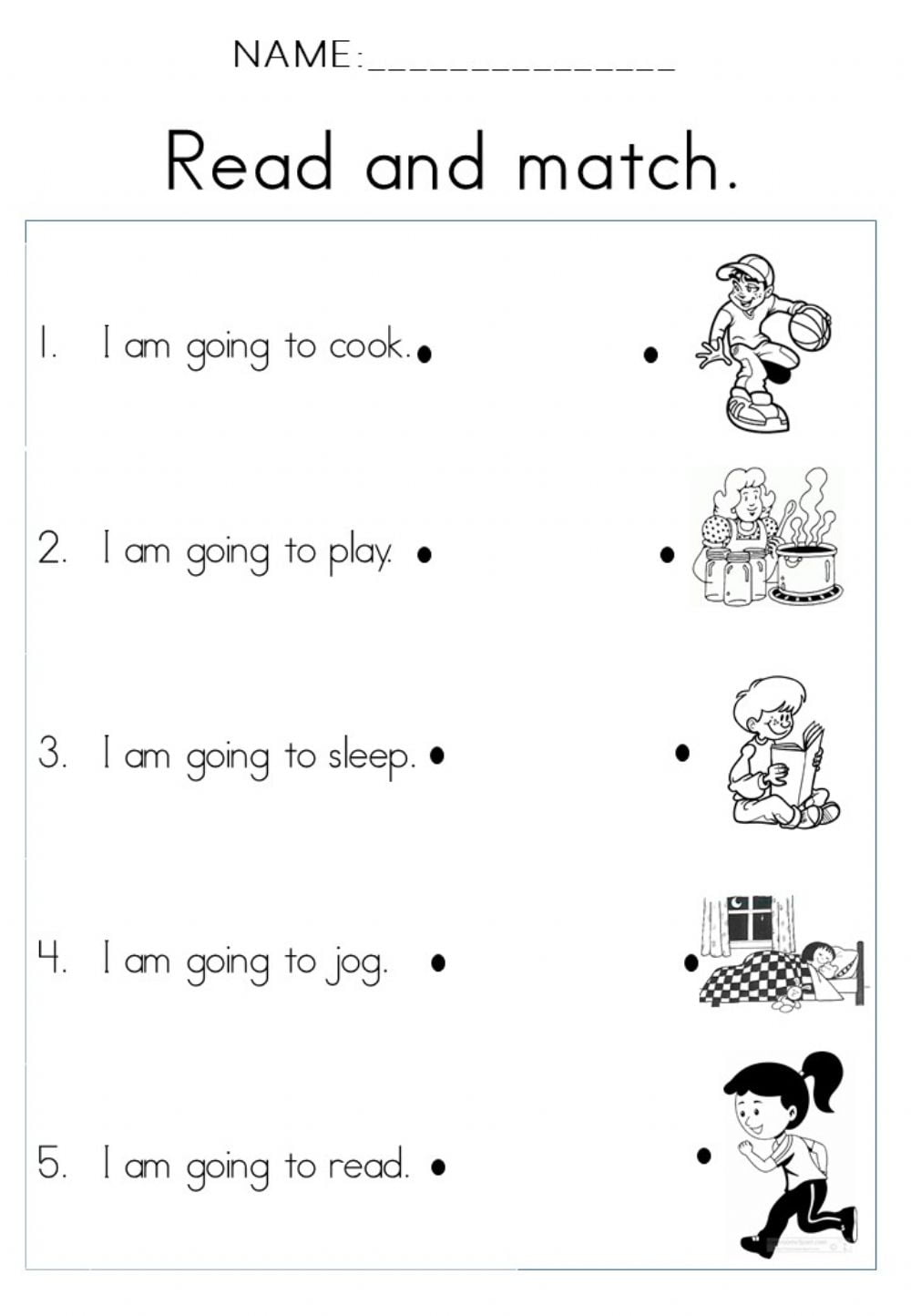 Free Worksheets Reading Sentences Reading Worksheet Printable