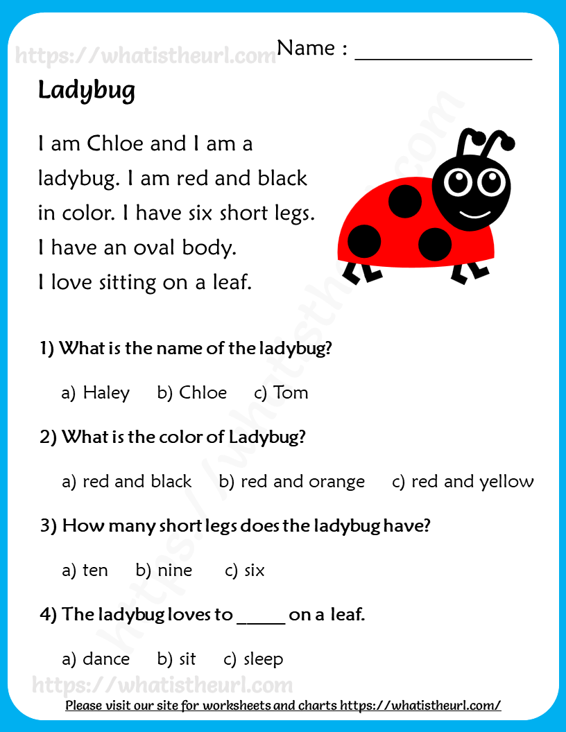 K12 3rd Grade Printable Worksheet Reading Reading Worksheet Printable