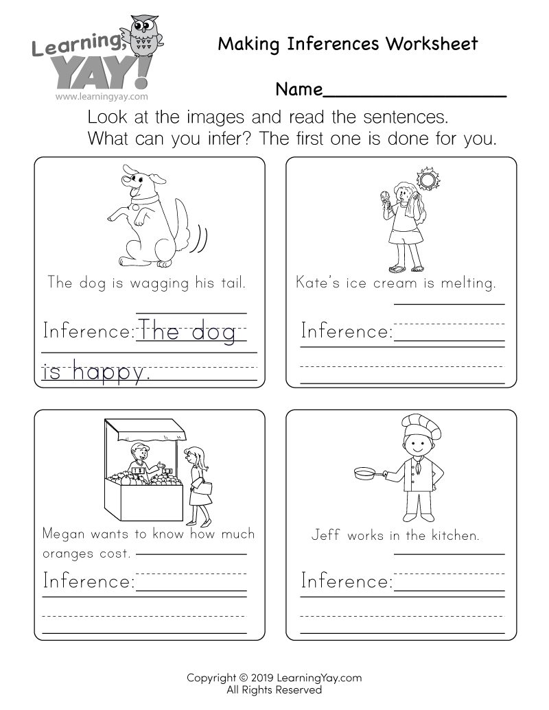 Reading And Writing Worksheets 1st Grade Printable Reading Worksheet 