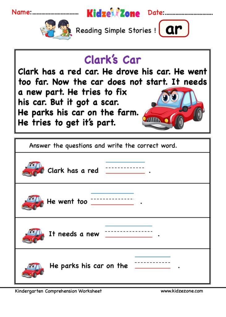 Reading Comprehension 3rd Grade Printable Worksheets A.r - Reading ...