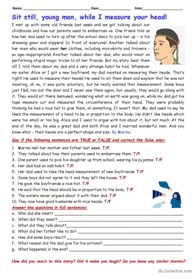 Reading Exercises To Print Reading Worksheet Printable